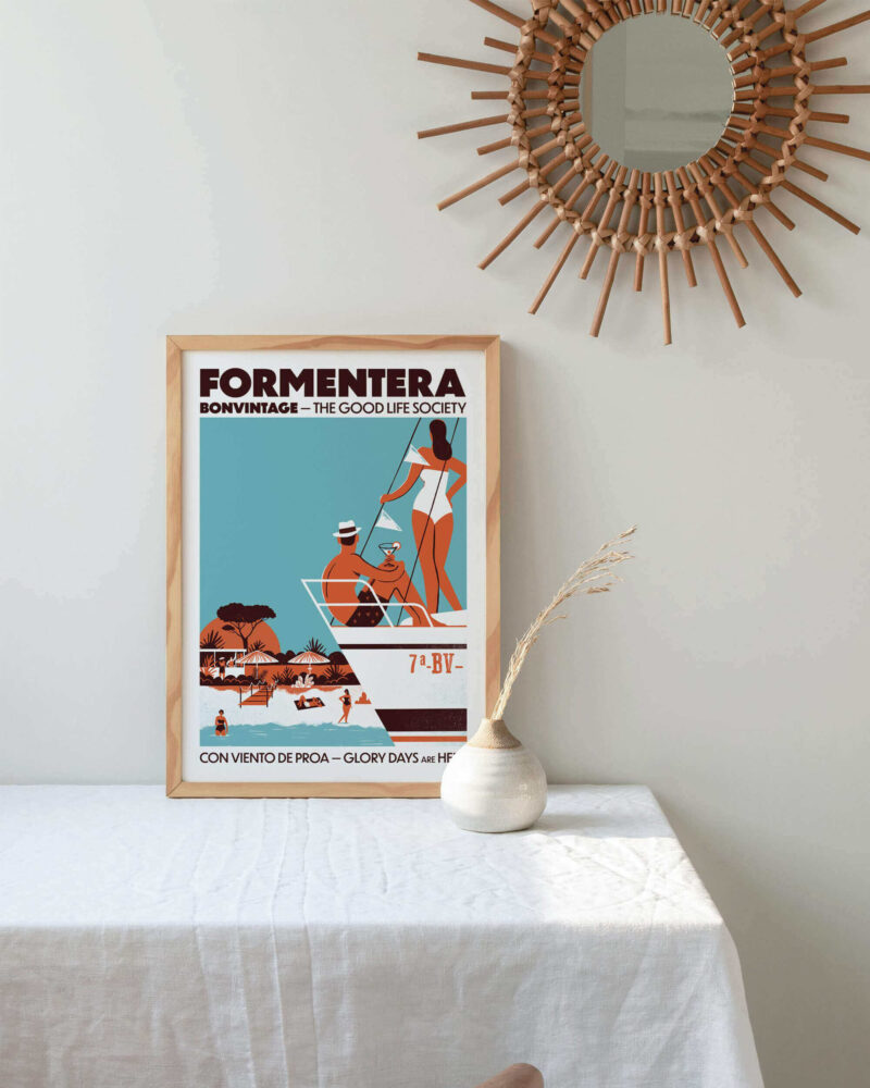 Lámina vintage de Formentera | BonVintage